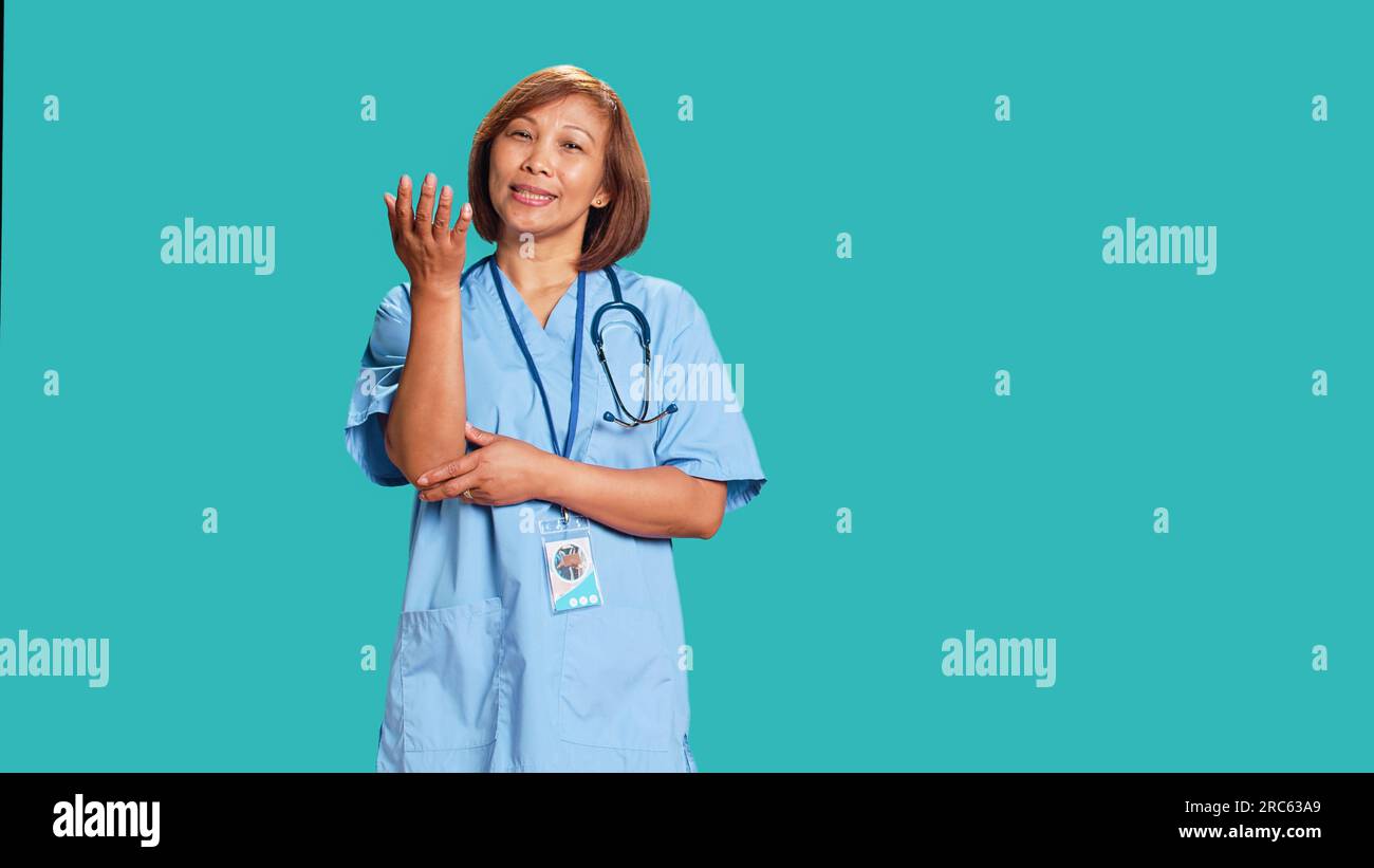 Licensed nurse offering pessimistic feedback to patient inquiry ...