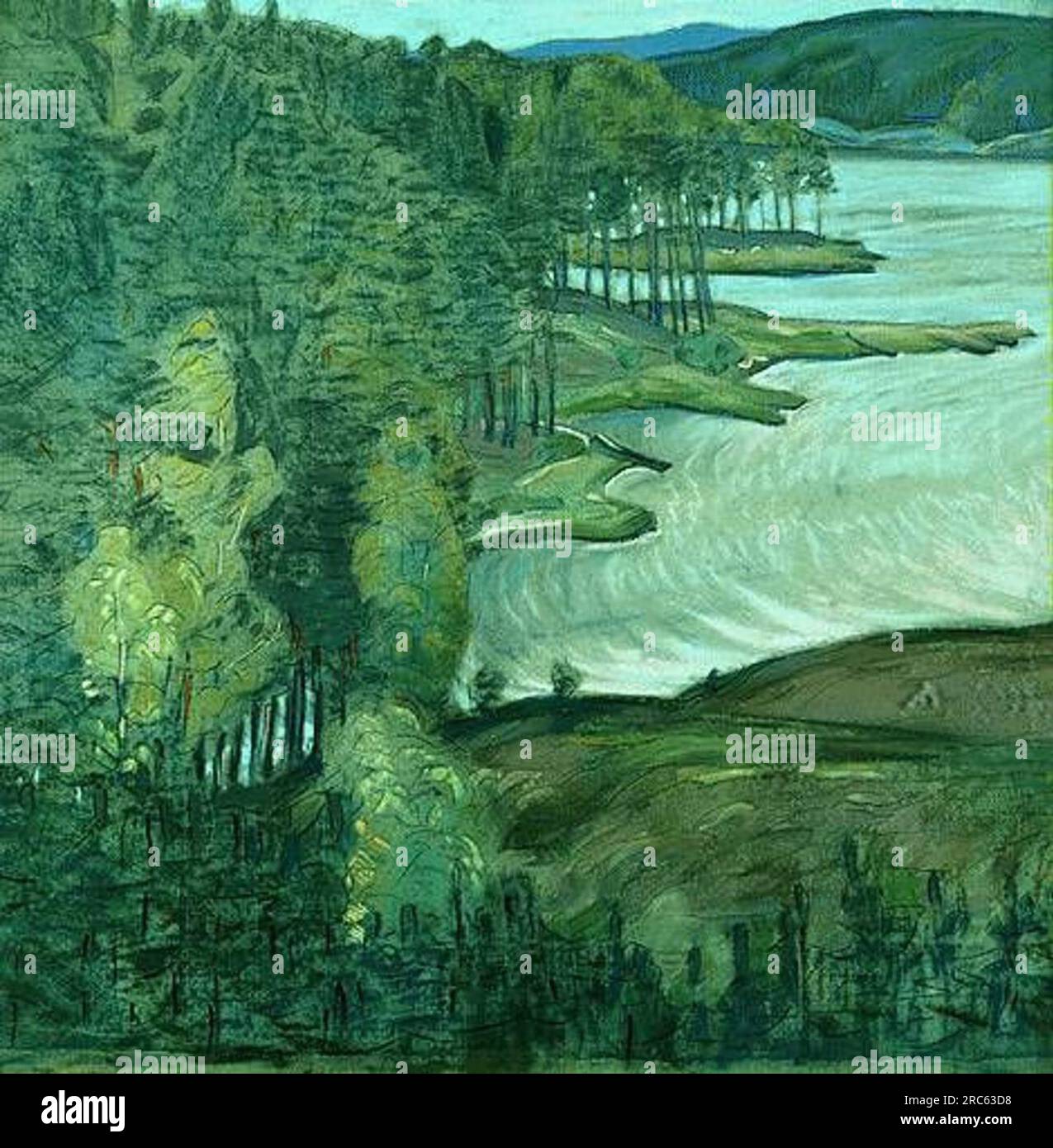 Finland. Punky Harju. 1907 by Nicholas Roerich Stock Photo - Alamy