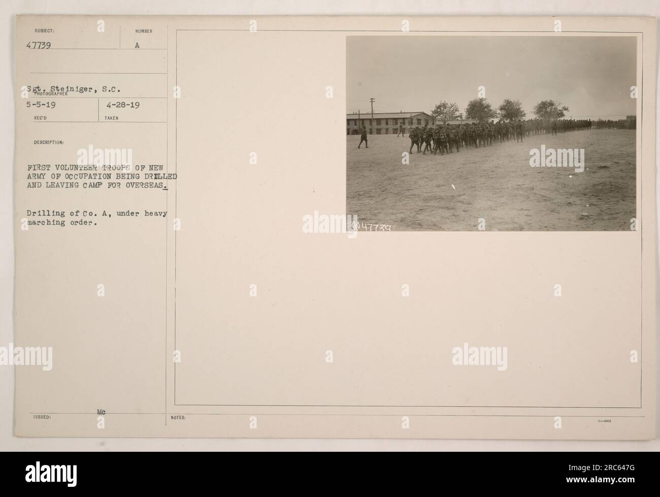American troops in camp meade hi-res stock photography and images - Alamy