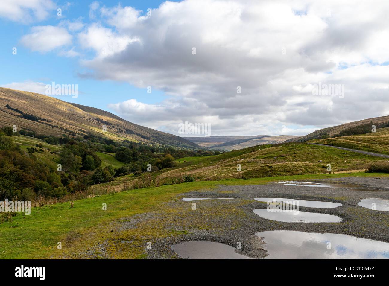 Amazing view footage of the landscape taken in Yorkshire Stock Photo ...
