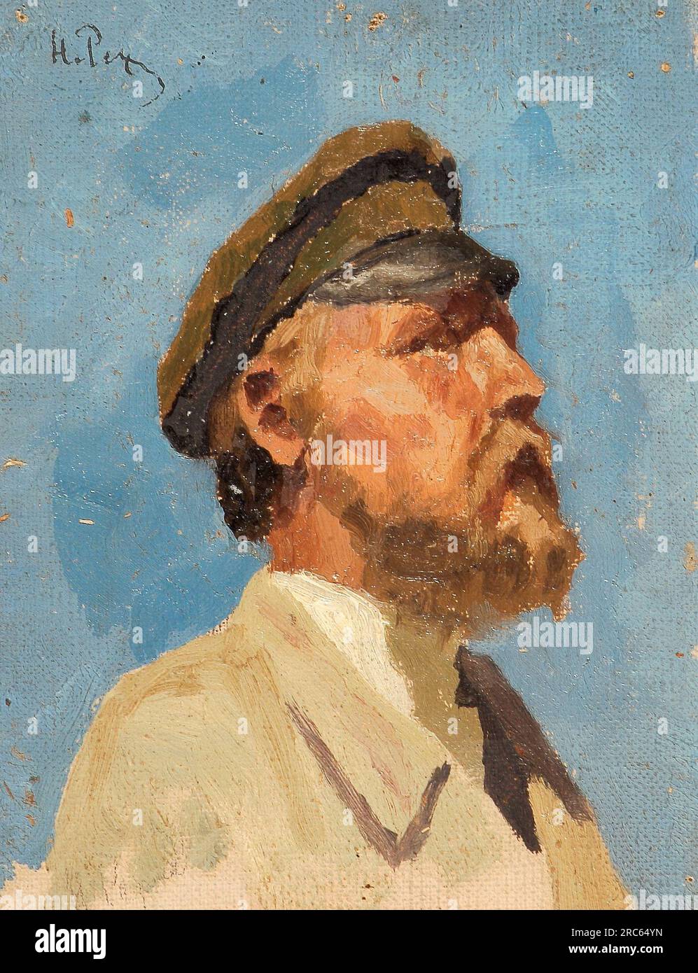 Portrait of man 1895 by Nicholas Roerich Stock Photo - Alamy