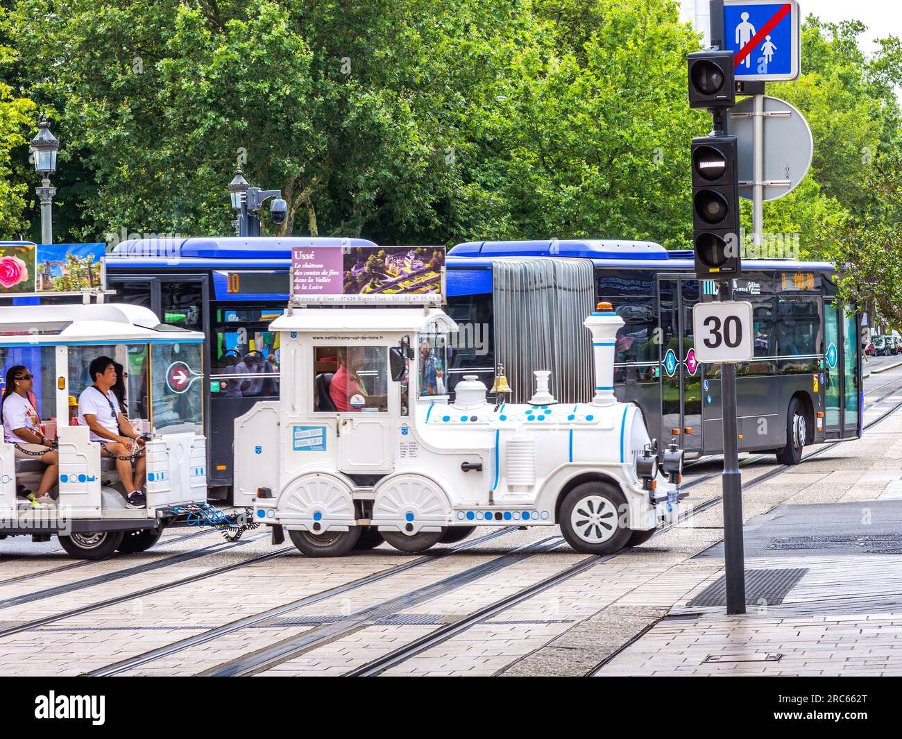 Tram passing tours city hi-res stock photography and images - Alamy
