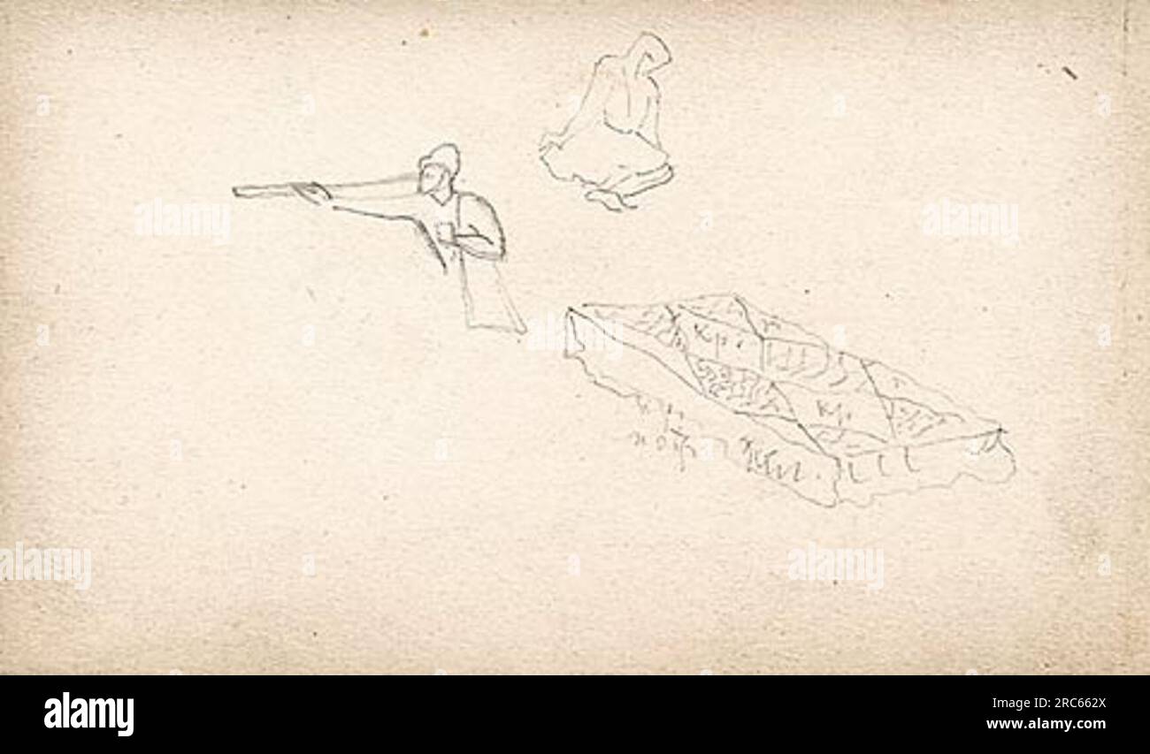 Sketch for "Tale of Tsar Saltan" 1919 by Nicholas Roerich Stock Photo ...