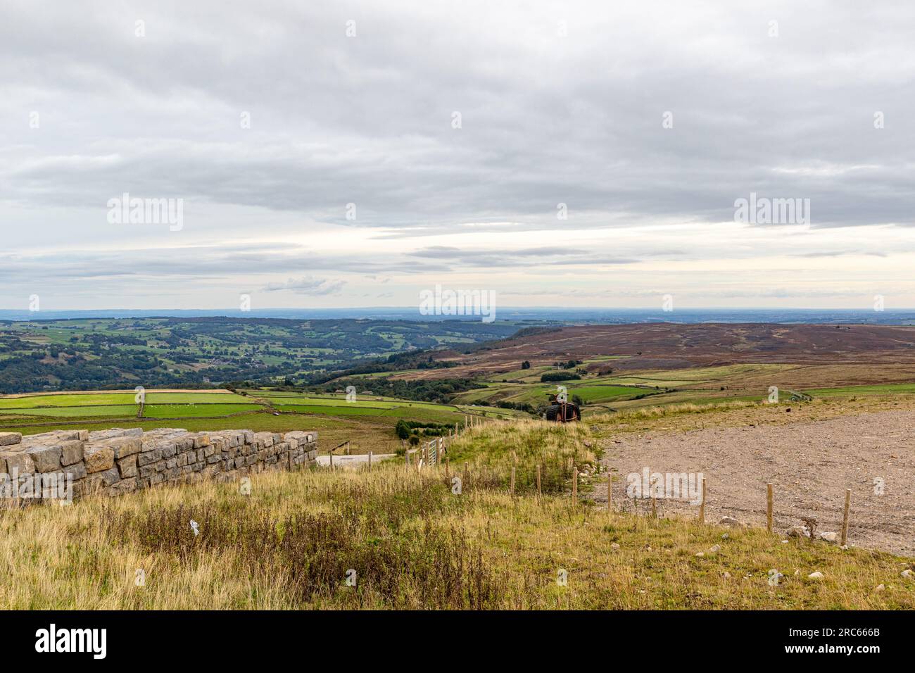 Beautiful view footage taken with a camera in Yorkshire Stock Photo - Alamy