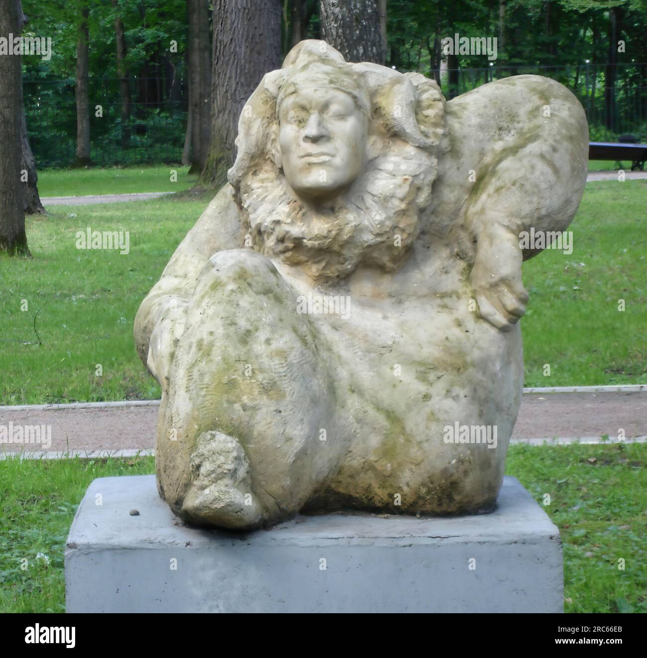 The sculpture park occupies the part in the Ostankino park in Moscow ...