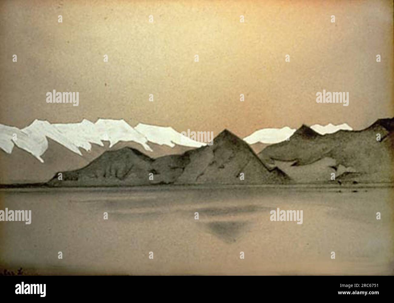 Lake Vular 1925 by Nicholas Roerich Stock Photo - Alamy