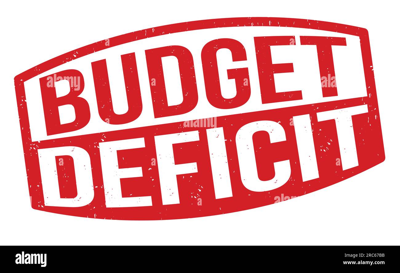 Budget deficit grunge rubber stamp on white background, vector illustration Stock Vector Image ...