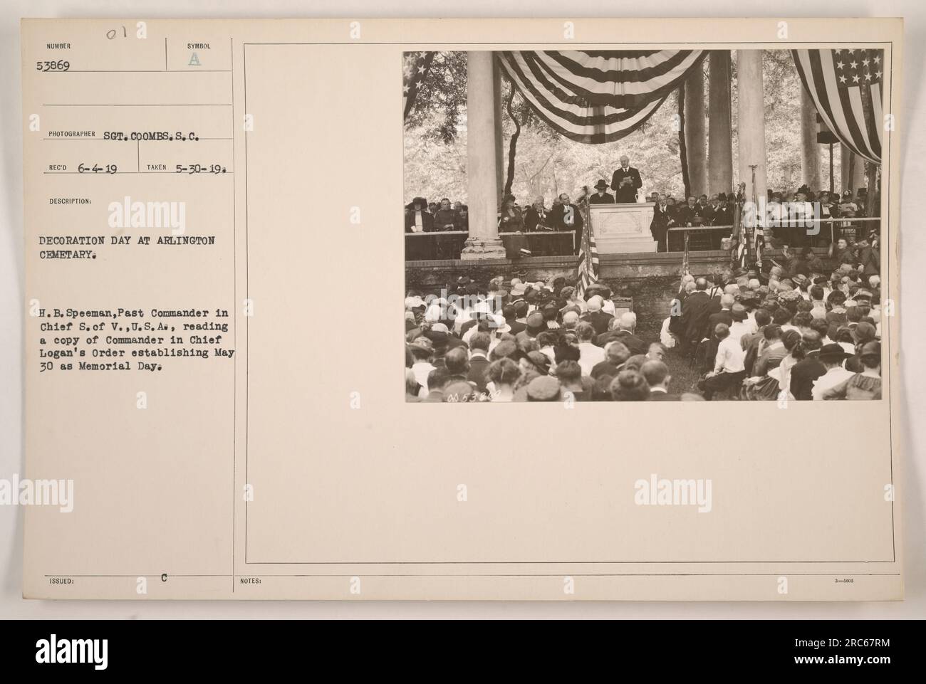 Commander in chief logans order hi-res stock photography and images - Alamy