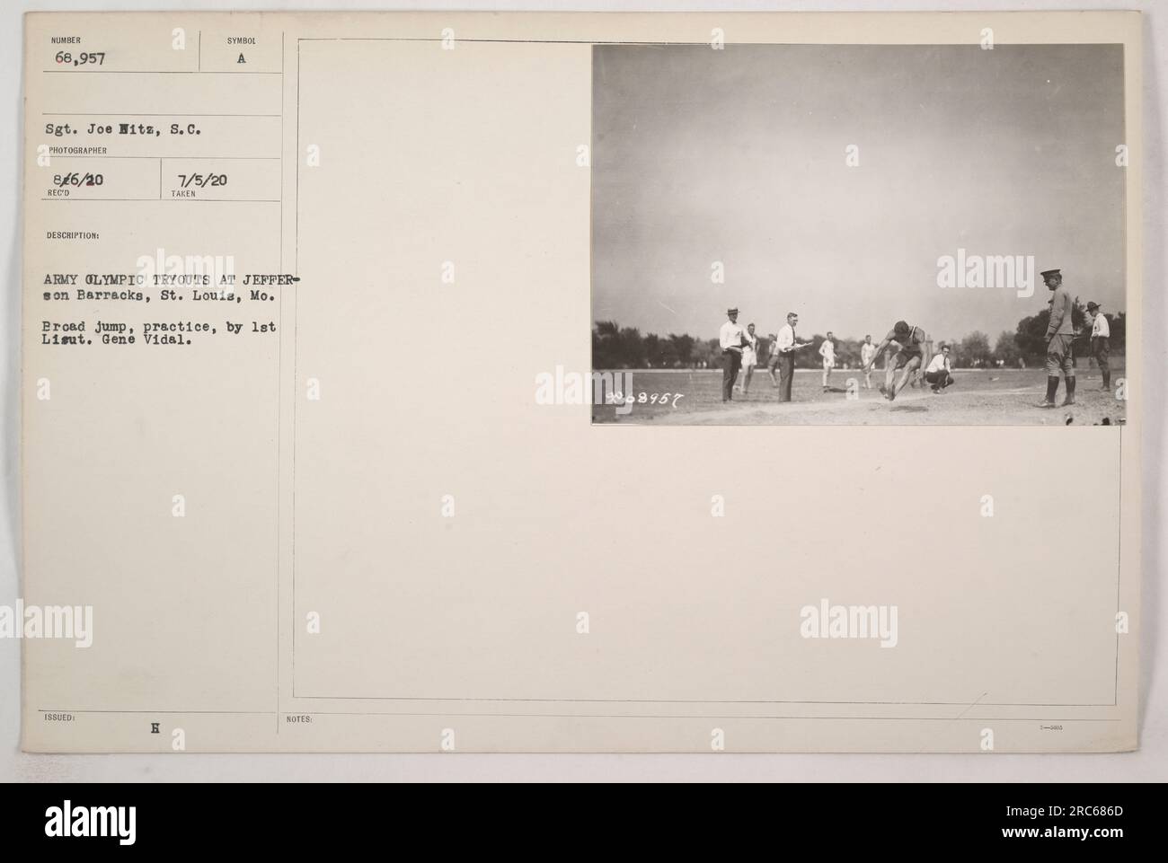 Army soldiers participating in the Olympic tryouts at Jefferson ...