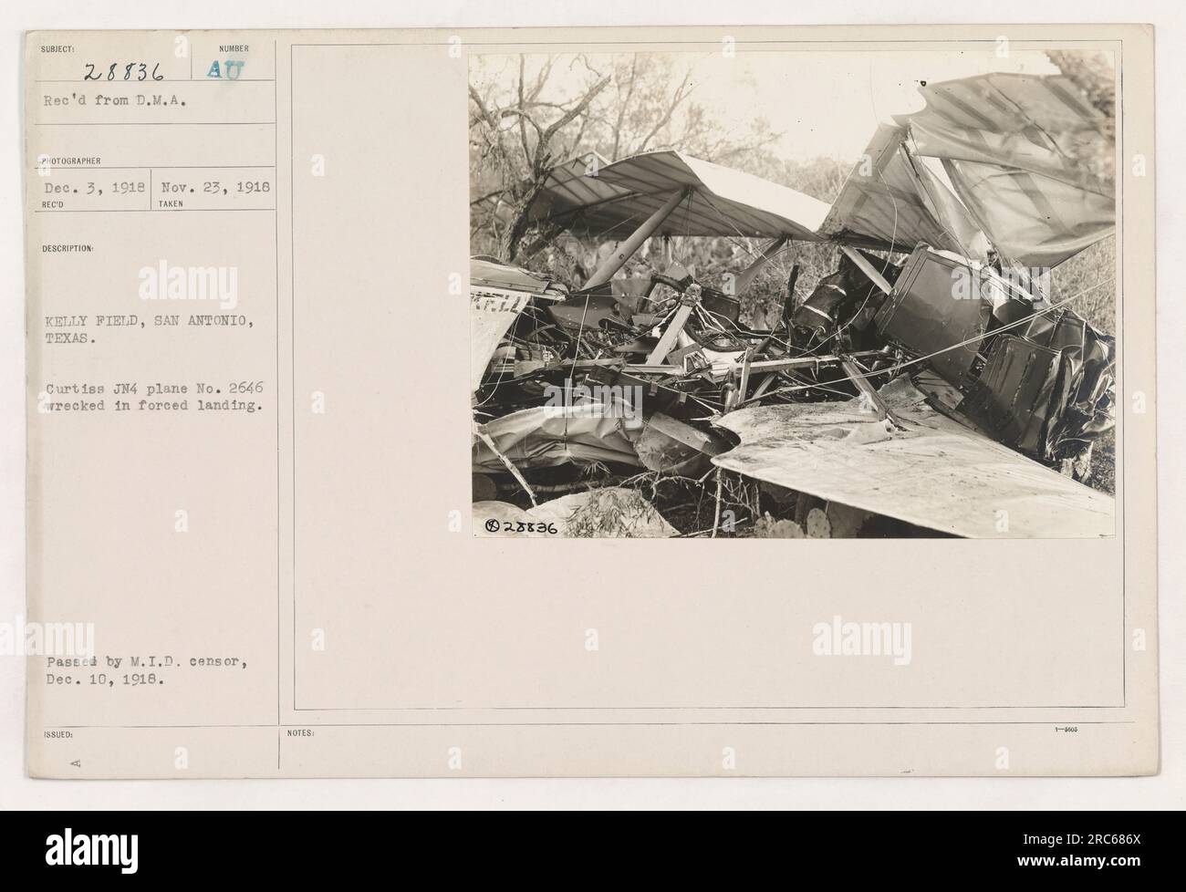 Curtiss jn4 plane no 2646 hi-res stock photography and images - Alamy