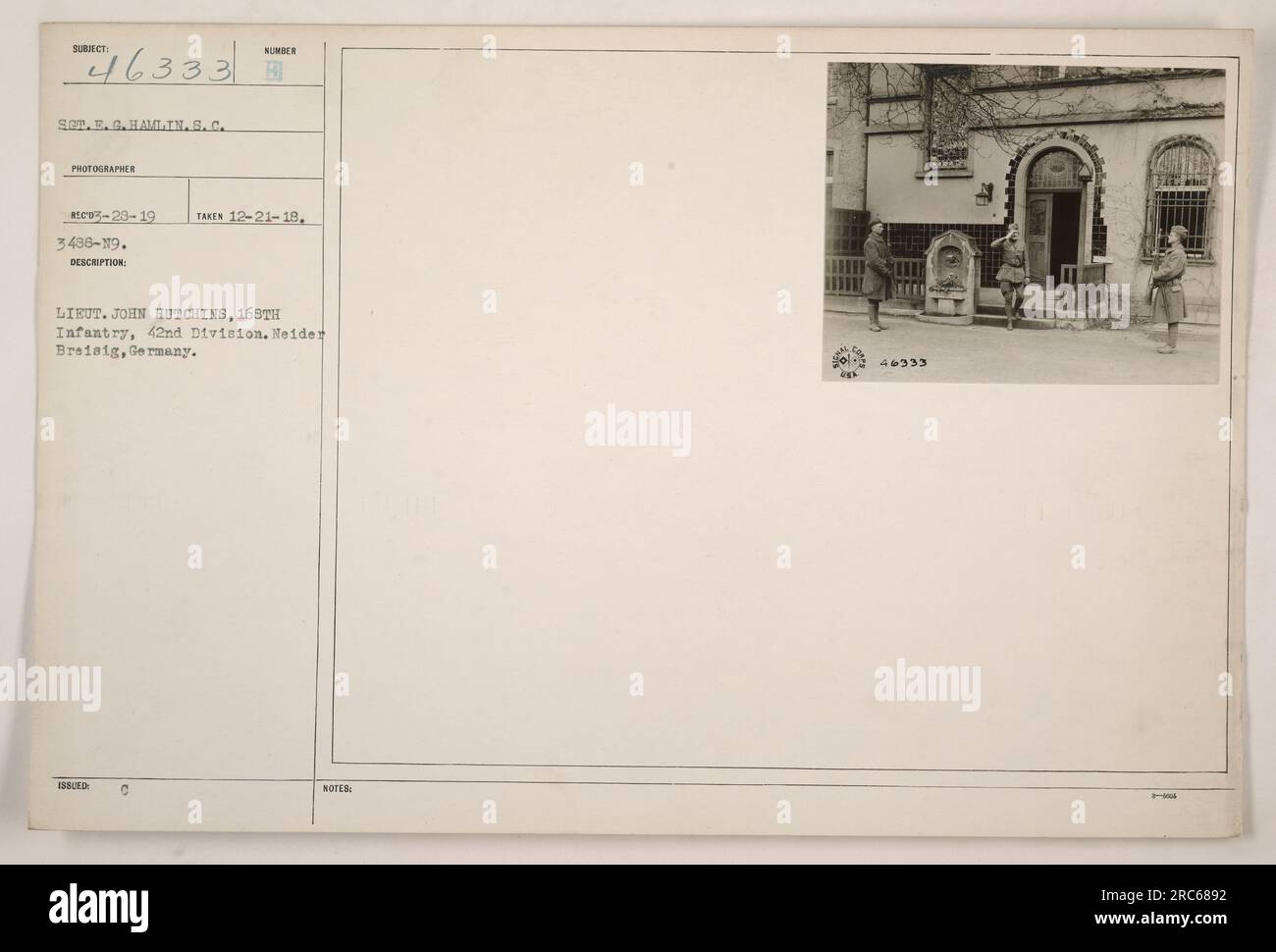 169th infantry hi-res stock photography and images - Alamy