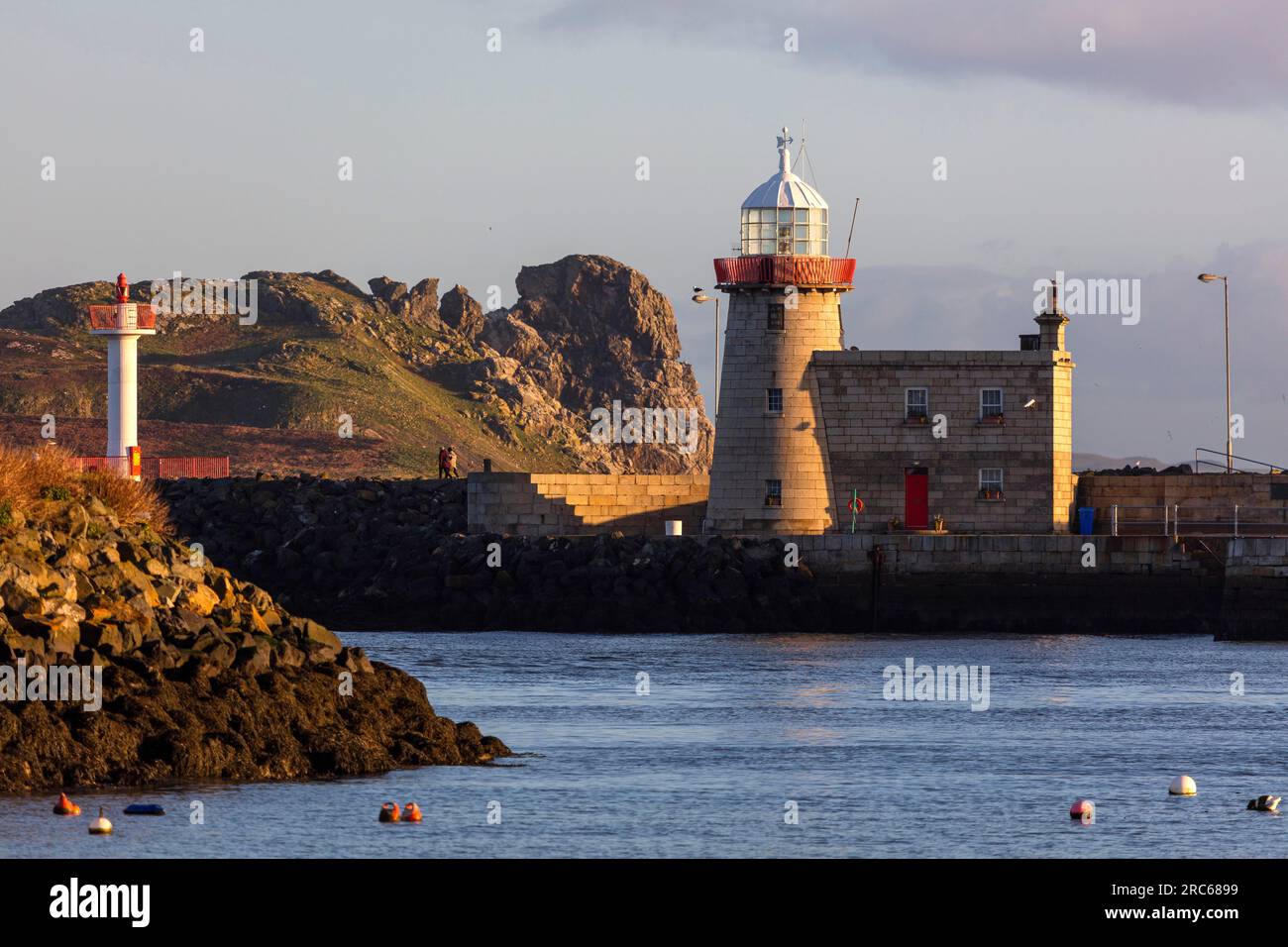 Howth, Ireland, the Howth light house Stock Photo - Alamy
