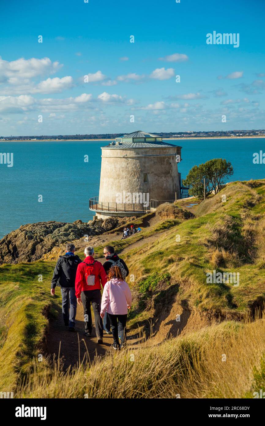 Howth, Ireland, The Cliff Path, Martello Tower Stock Photo - Alamy
