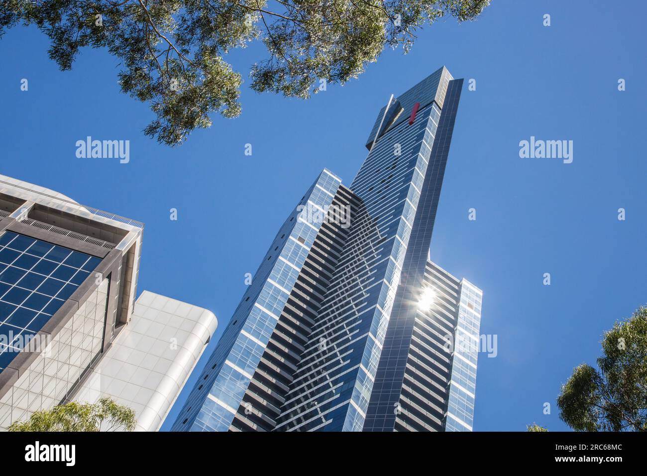 Eureka Tower Melbourne's Tallest Building Stock Photo - Alamy