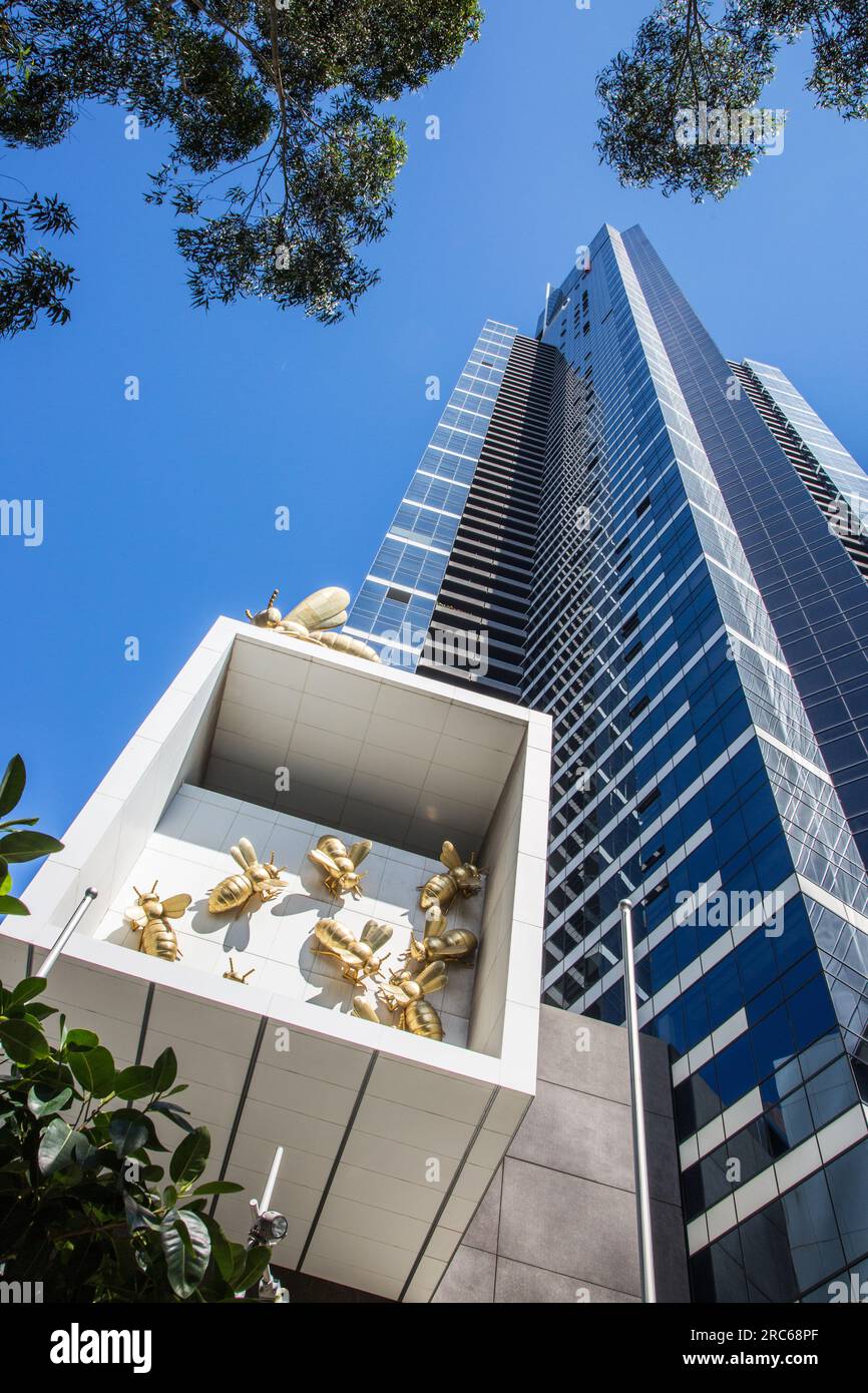 Eureka Tower Melbourne's Tallest Building Stock Photo - Alamy