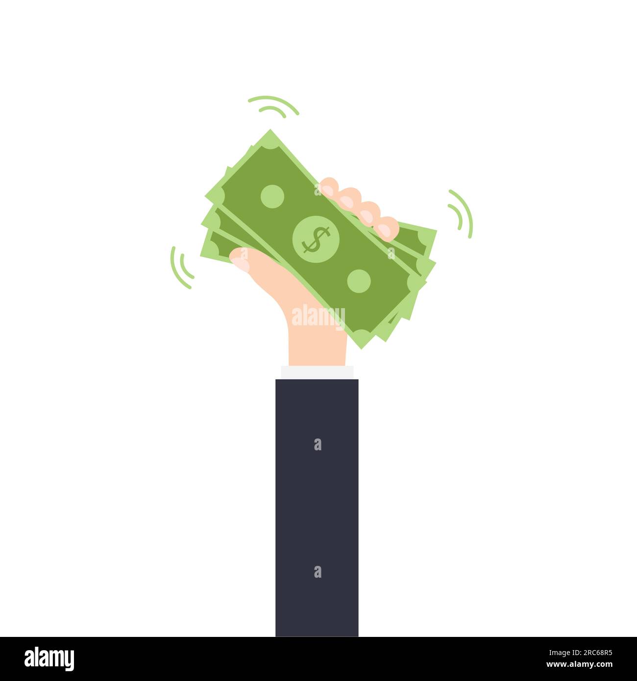 Paying in bills Stock Vector Images - Alamy