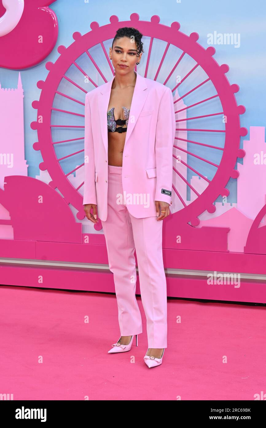 London, UK. 12th July, 2023. Alexandra Shipp at UK premiere of Barbie ...