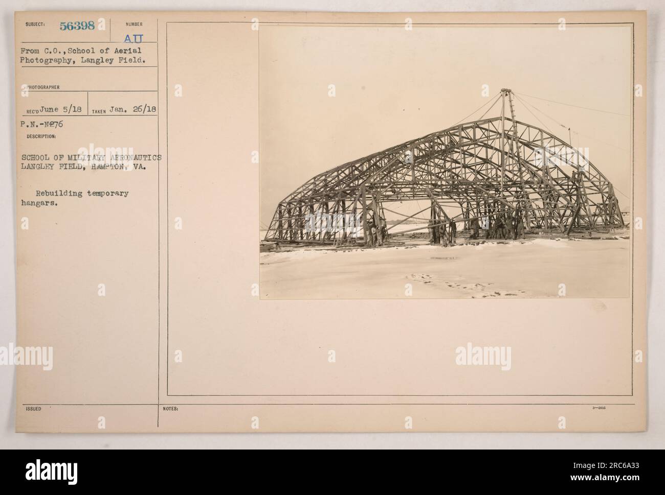 Langley field hangar reconstruction hi-res stock photography and images ...
