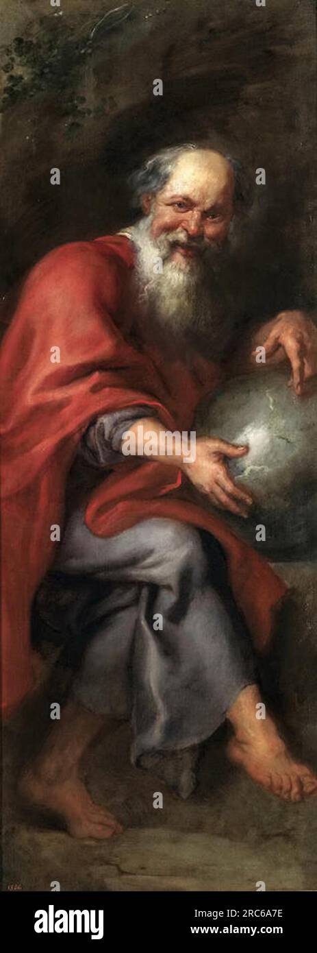 Democritus 1603 by Peter Paul Rubens Stock Photo - Alamy