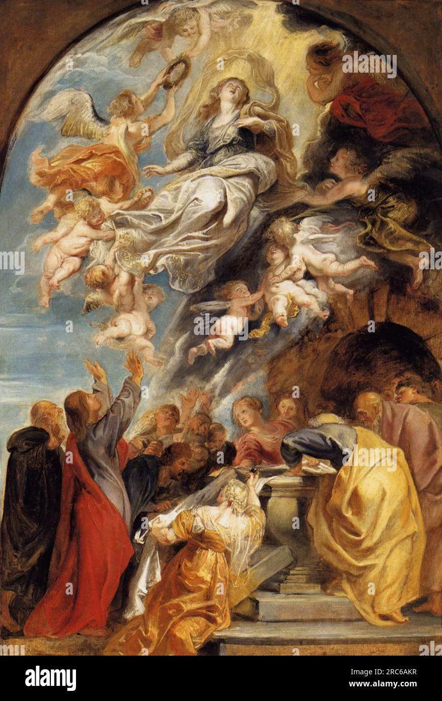 The Assumption of Mary 1622 by Peter Paul Rubens Stock Photo - Alamy