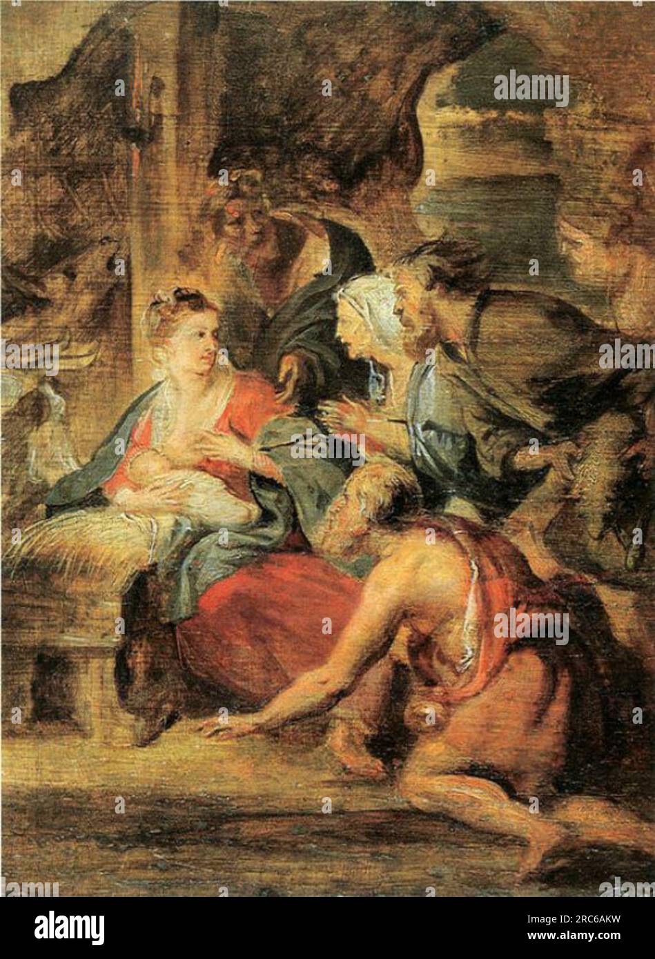 Adoration of the Shepherds 1622 by Peter Paul Rubens Stock Photo - Alamy