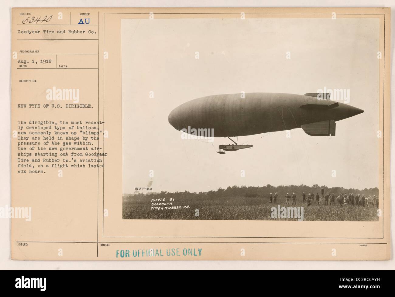 Goodyear dirigible hi-res stock photography and images - Alamy