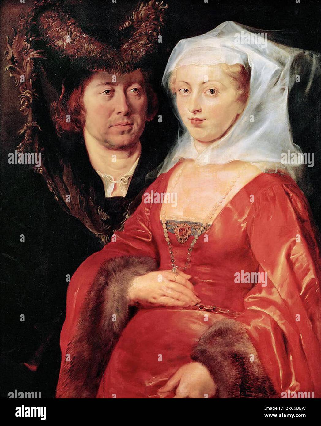 Saint Bega and Her Husband Ansegius by Peter Paul Rubens Stock Photo ...