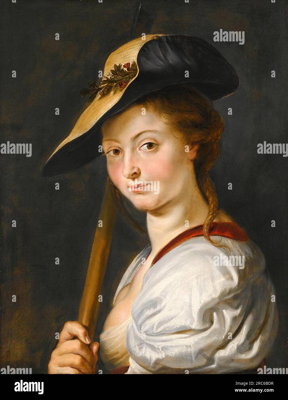 Portrait of a Lady Possibly Isabella Brant as a Shepherdess by Peter ...