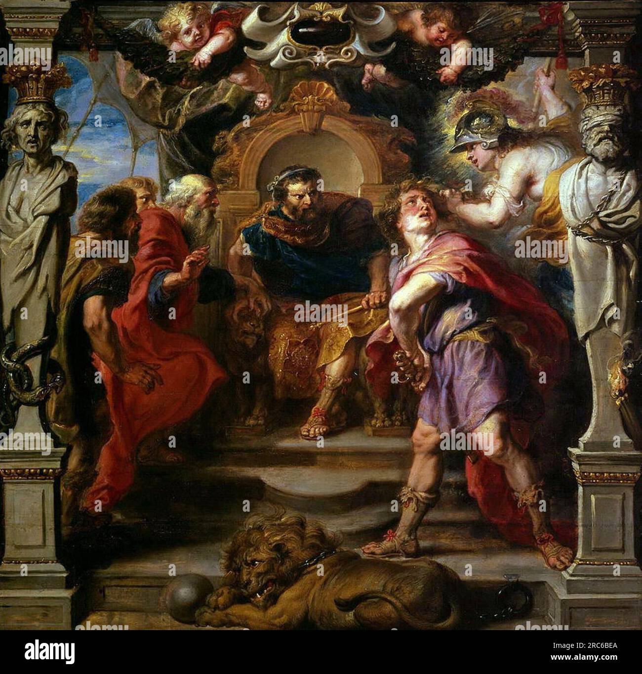 The Wrath of Achilles by Peter Paul Rubens Stock Photo - Alamy