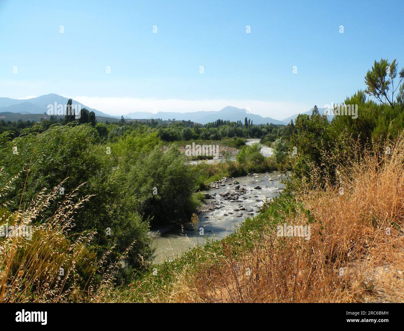 Claro de Molina river, Maule, Chile Stock Photo - Alamy