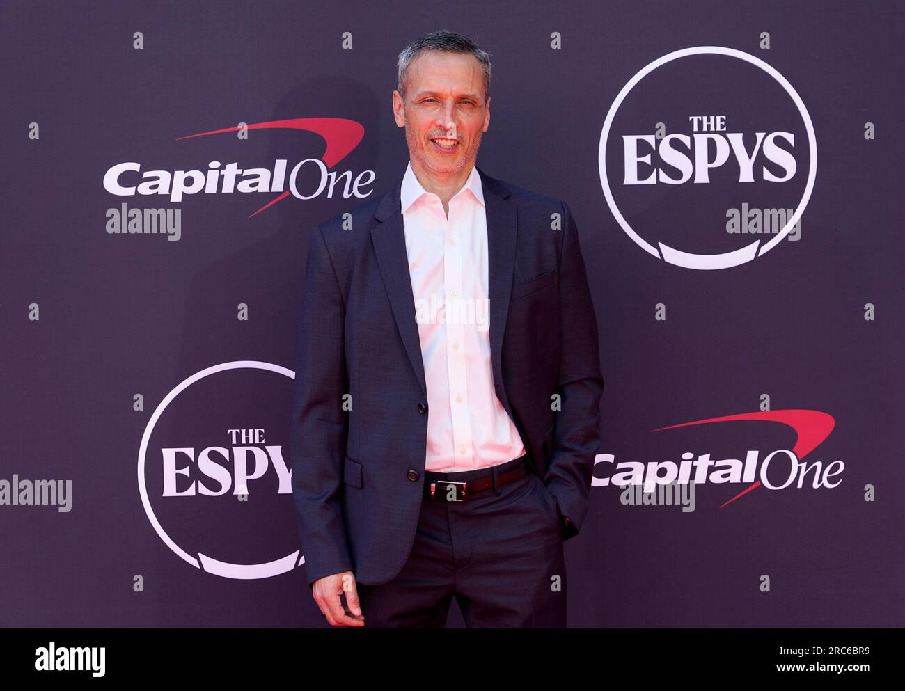 James Pitaro, President of ESPN Inc. arrives at the ESPY awards on ...