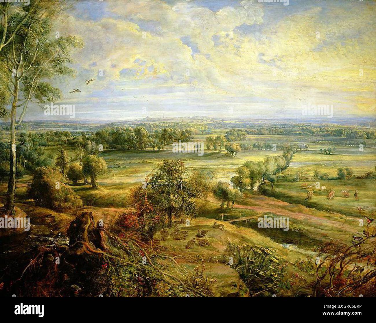 Peter paul rubens a view of het steen hi-res stock photography and ...