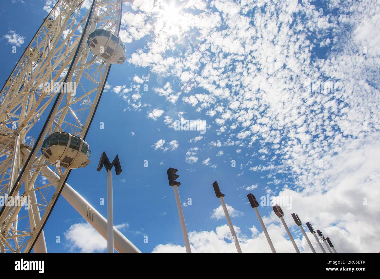 Melbourne Star Observation Wheel Stock Photo - Alamy