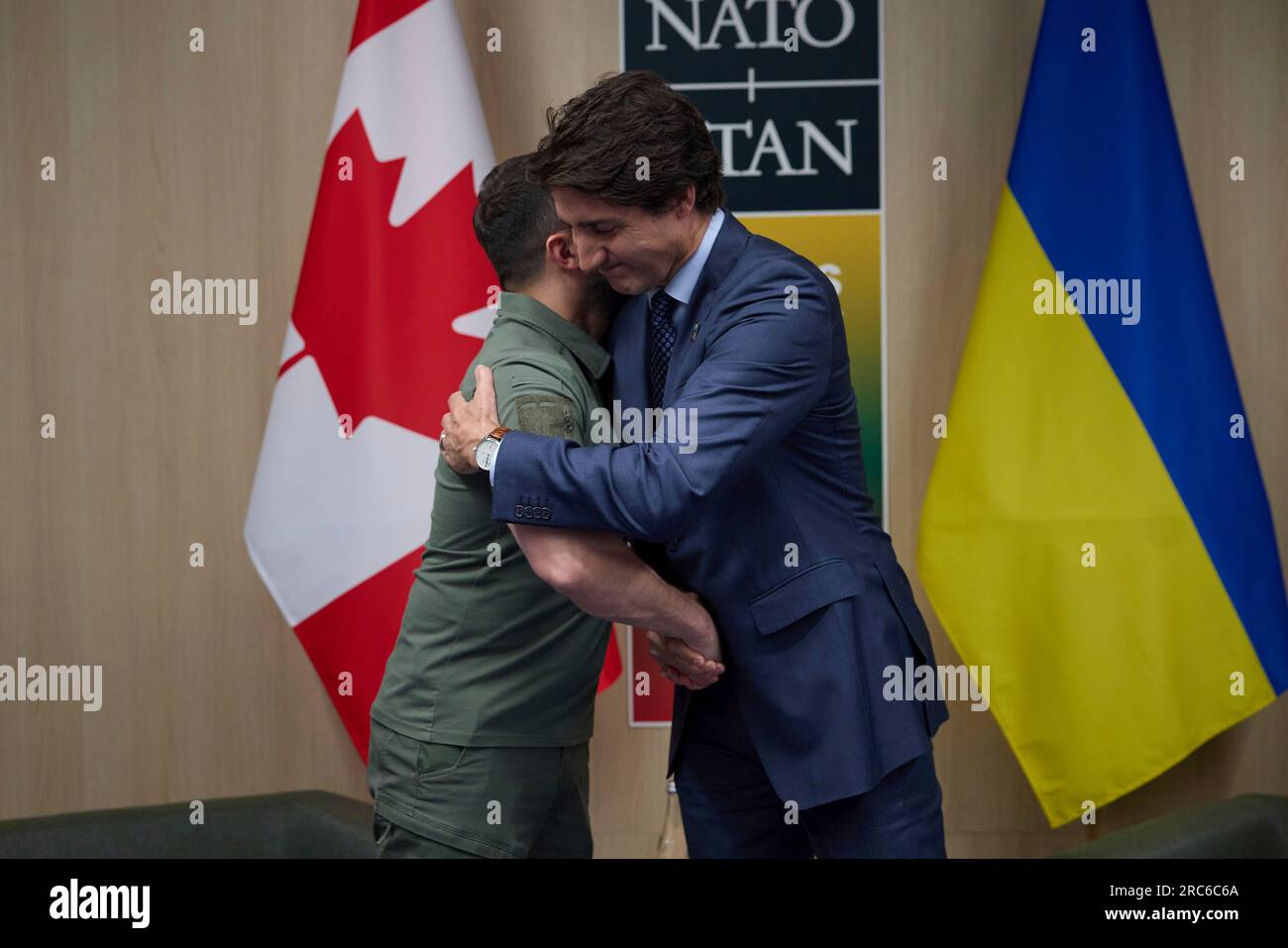 Volodymyr zelensky justin trudeau 2023 hi-res stock photography and images - Alamy