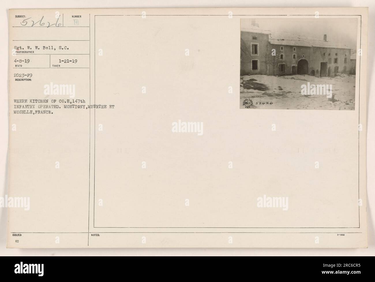 Sgt w w bell photograph hi-res stock photography and images - Alamy