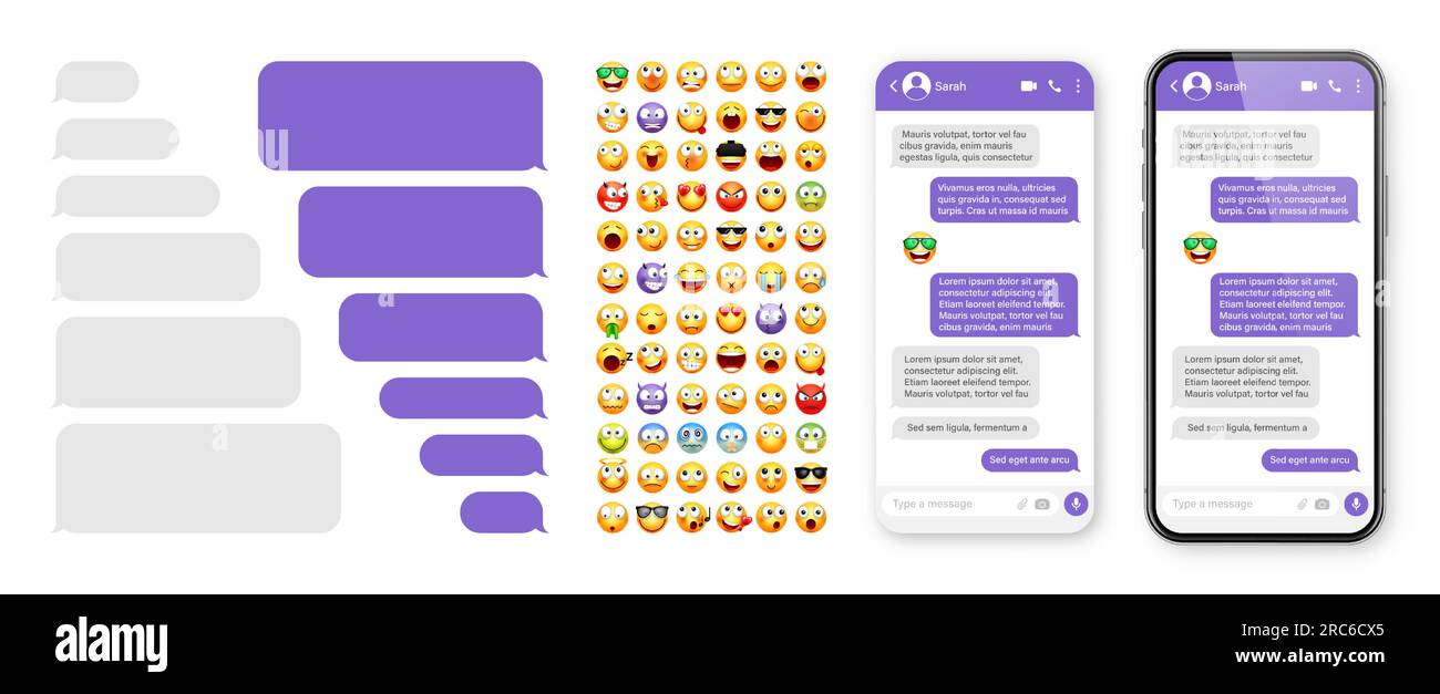 Viber Emoticons Violet