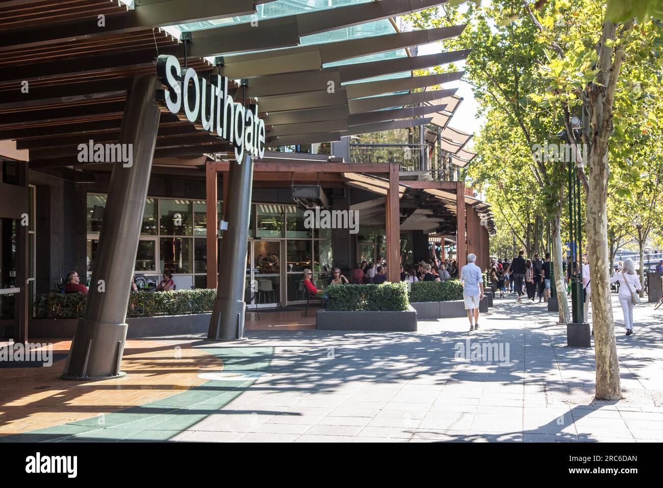 Southgate Dining in Melbourne Australia Stock Photo - Alamy