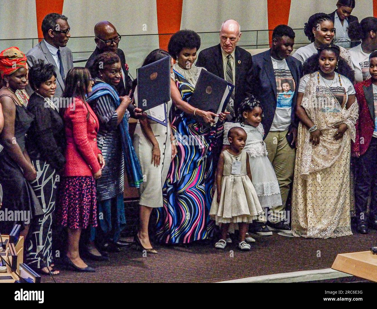 New York, New York, USA. 12th July, 2023. Mrs. ANGELINE NDAYISHIMIYE ...