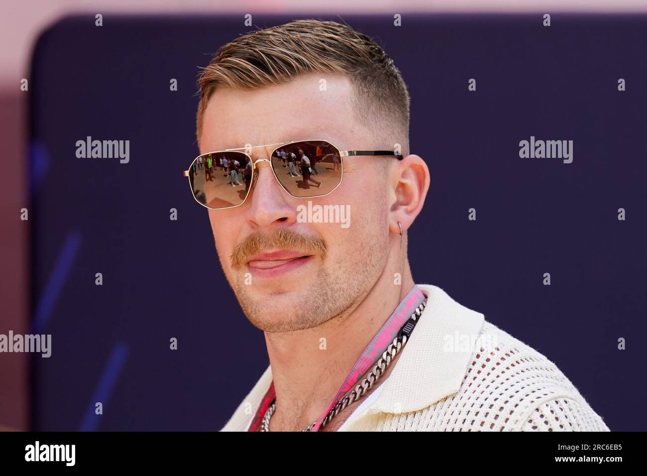 Adam Peaty, swimmer, during the FORMULA 1 ARAMCO BRITISH GRAND PRIX ...