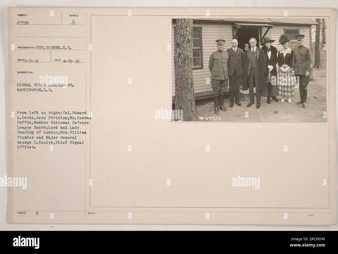 Major general george o squire hi-res stock photography and images - Alamy