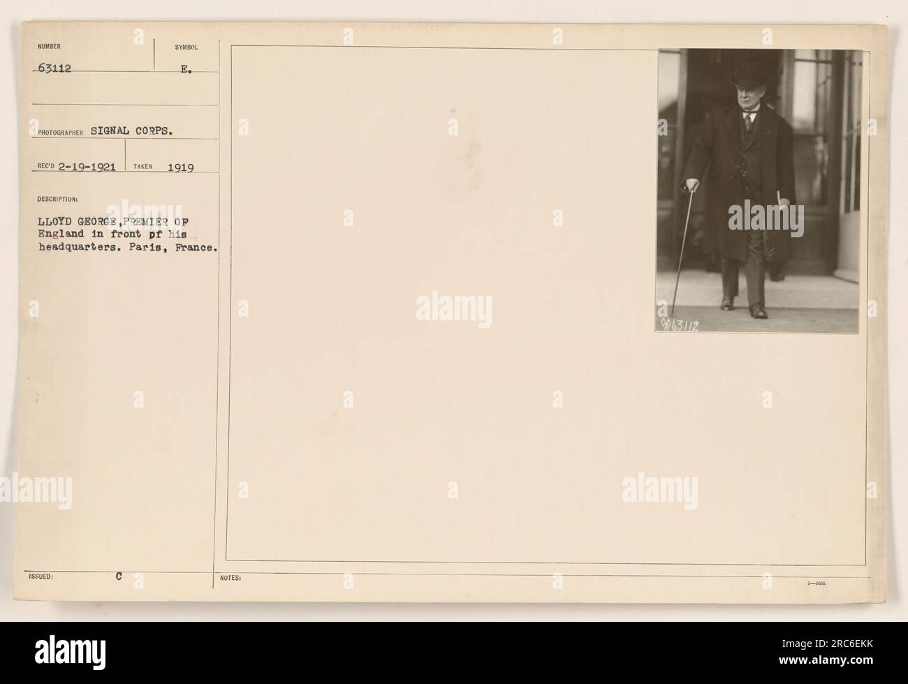 Lloyd george in world war one hi-res stock photography and images - Alamy