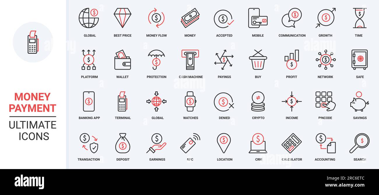 Bank account protection and profit, shopping with wallet mobile app, POS terminal. Money payment ...