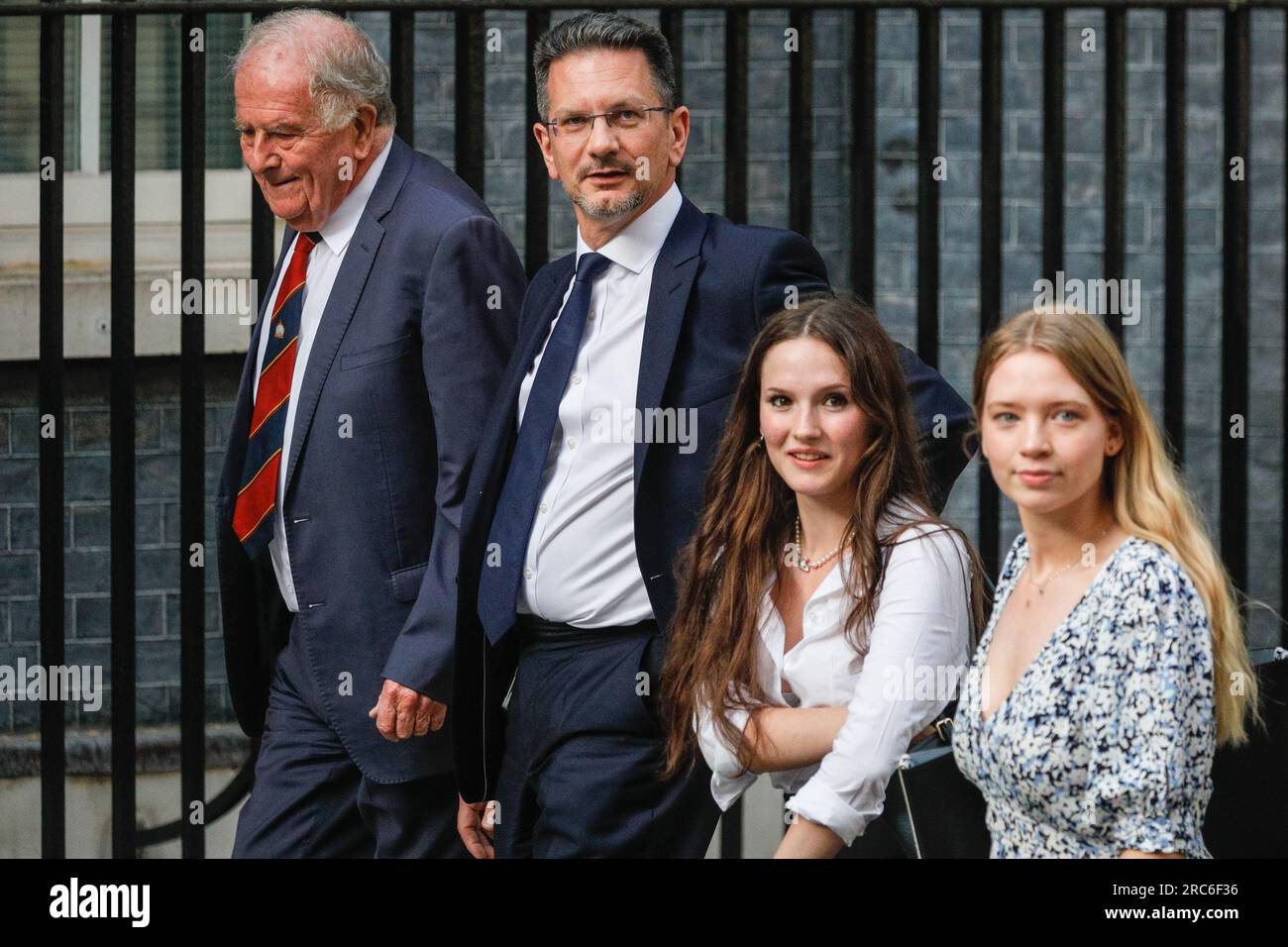 London, UK. 12th July, 2023. Steve Baker, MP, with colleagues. Members ...