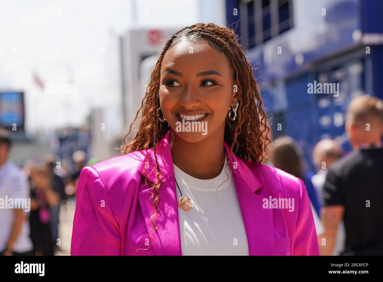 Naomi Schiff, Sky Sports F1, during the FORMULA 1 ARAMCO BRITISH GRAND ...