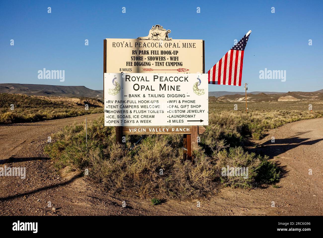 Royal Peacock Opal Mine in Nevada's Virgin Valley; northwest Nevada's ...