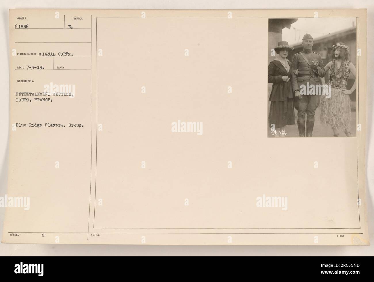 Members of the Blue Ridge Players, an entertainment group, are ...