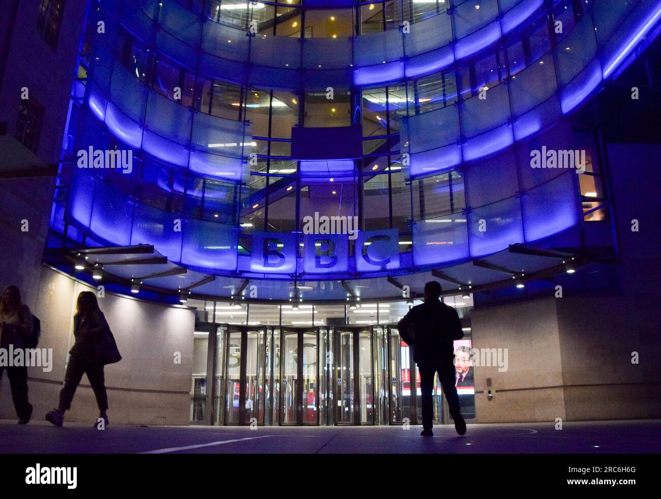 Bbc headquarters night central london hi-res stock photography and ...