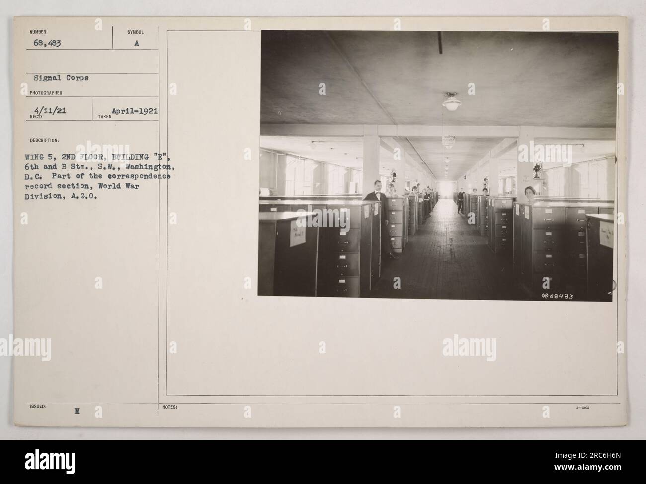 Soldiers during World War I conducting educational activities in a ...