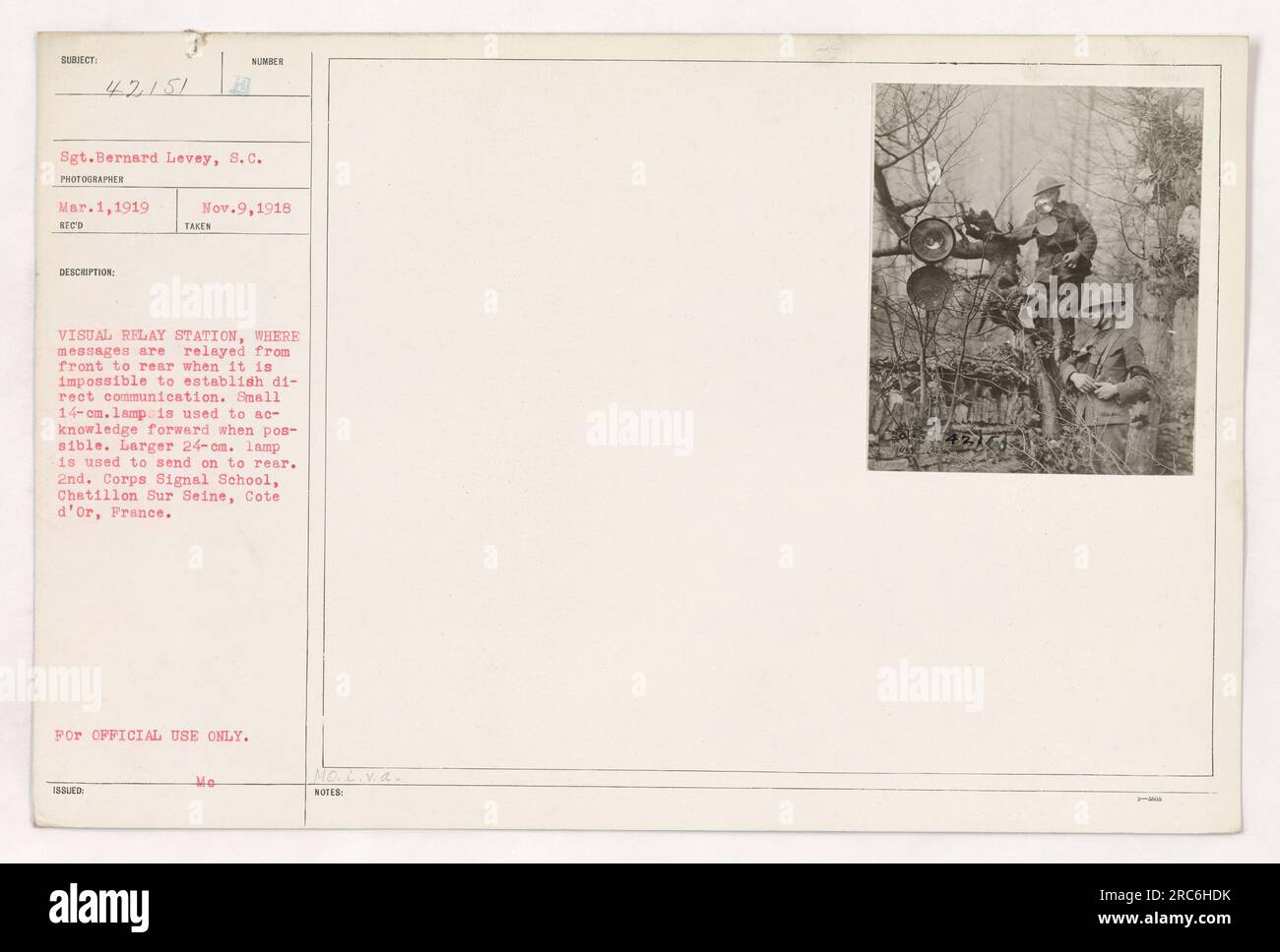 The image shows a visual relay station being used to relay messages ...