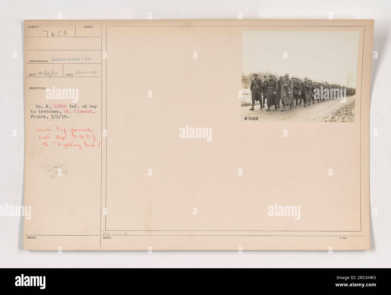 165th infantry regiment hi-res stock photography and images - Alamy